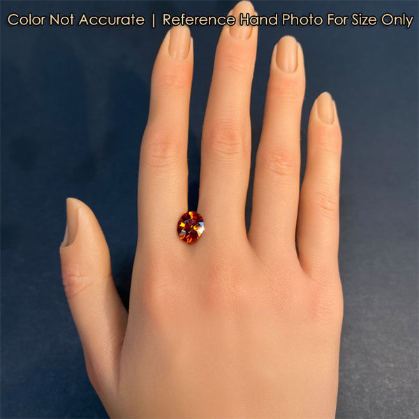 HIDDEN GEM Oval Cut Spessartite Garnet 4.18 Carats | 25% Off w/ Code R ...