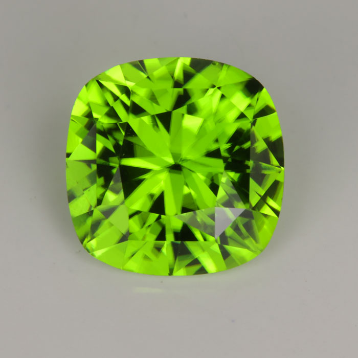 Hidden Gem #1 | 4.70ct Cushion Cut Peridot Gemstone - Moriartys Gem Art