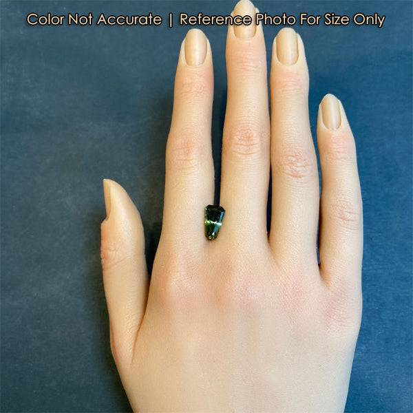 Tapered Barion Cut Fancy Tanzanite 3.45 Carats - Moriartys Gem Art
