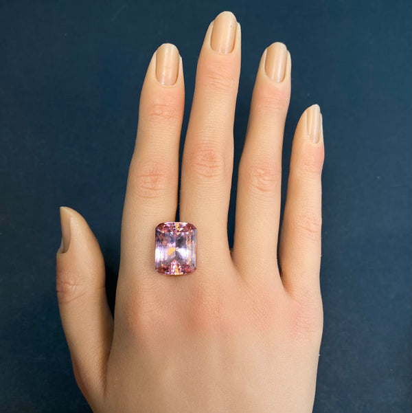 Barion Style Emerald Cut Tourmaline 17.53 Carats - Moriartys Gem Art