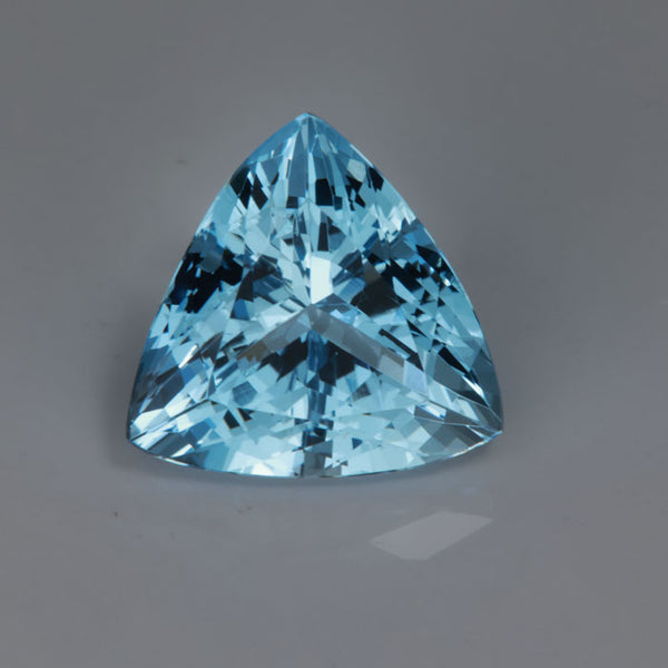 Trilliant Aquamarine Gemstone 4.55cts - Moriartys Gem Art