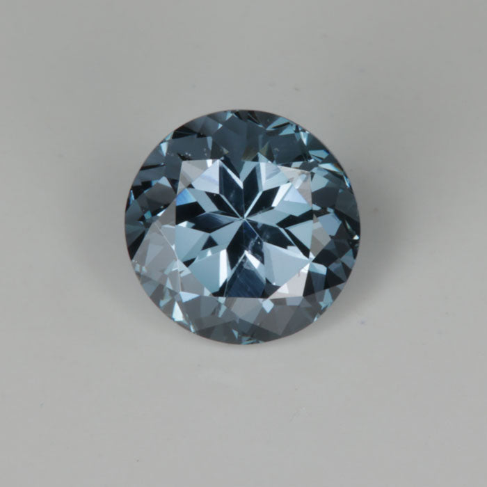 Round Brilliant CUt Grey Spinel 1.81cts - Moriartys Gem Art