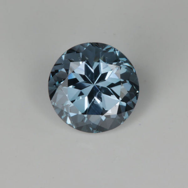 Round Brilliant CUt Grey Spinel 1.81cts - Moriartys Gem Art