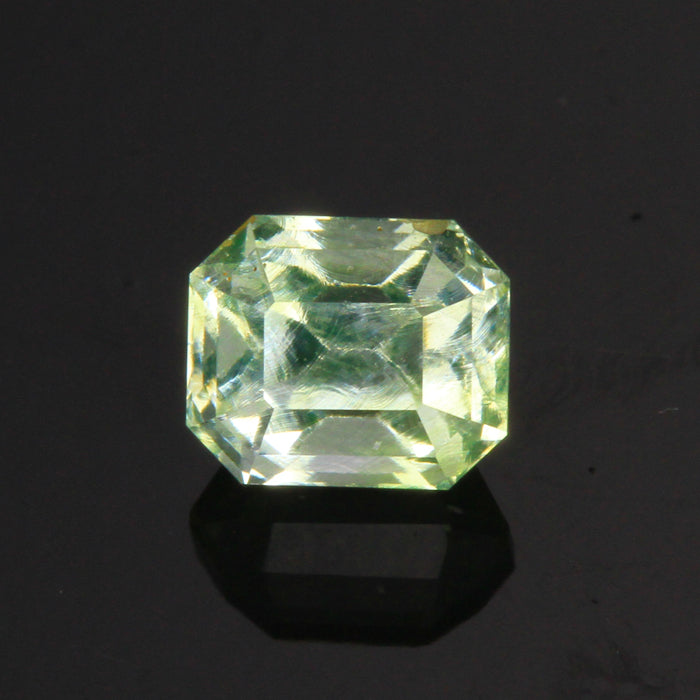 Sale🤗Green Emerald Cut Hyalite Opal Gemstone .77 Carats